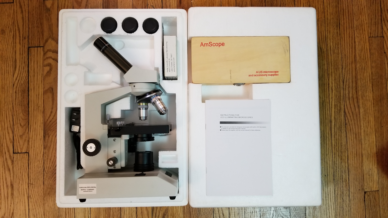 교육용 현미경 Wolfe CFL Cordless Educational Microscope