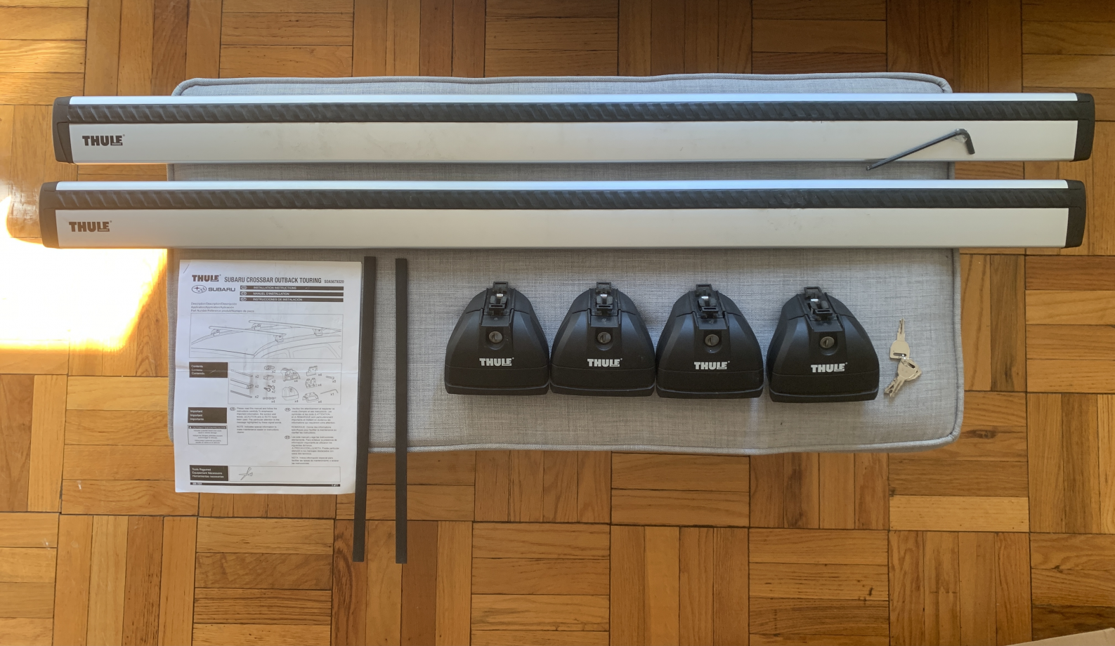 2017-2019 Subaru Outback Touring Roof rack & bar