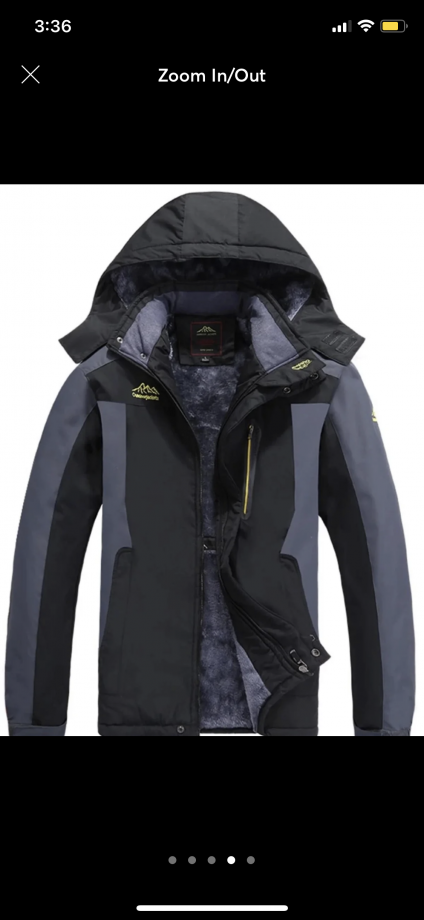 Men Large winter jacket