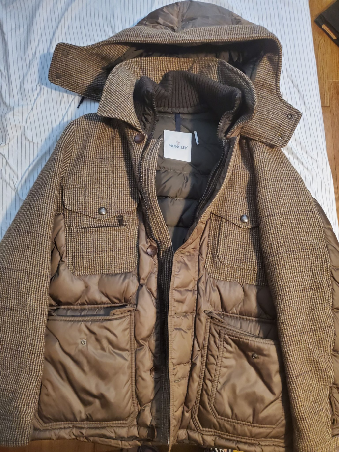 Moncler Pattern Jacket Size 3 Medium