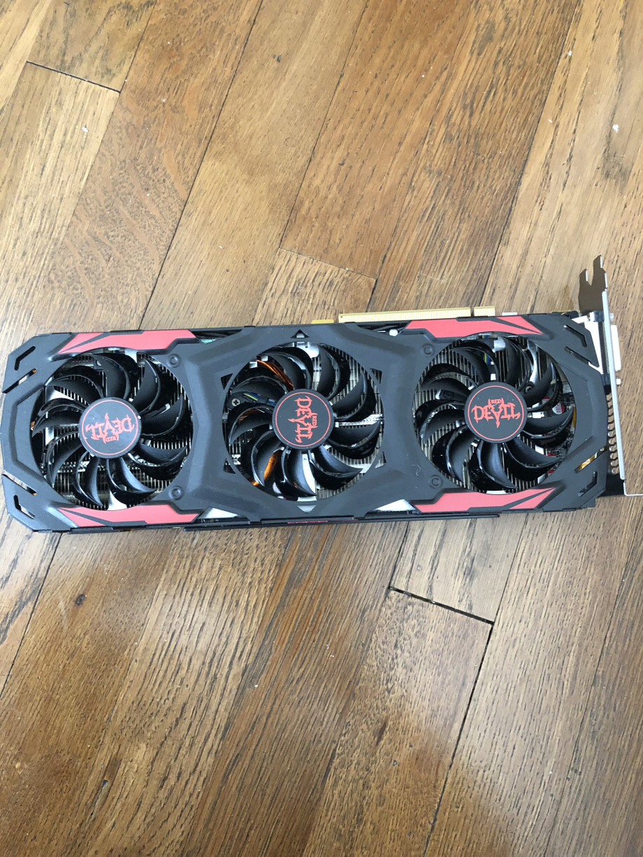 RED DEVIL AMD Radeon RX 570 그래픽 카드