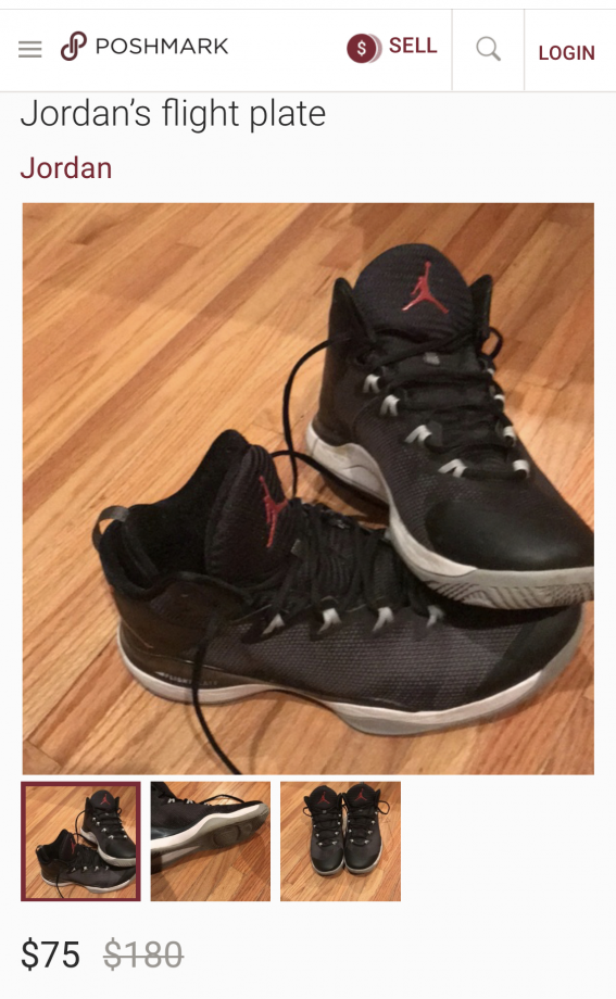 jordan flight plate size 9