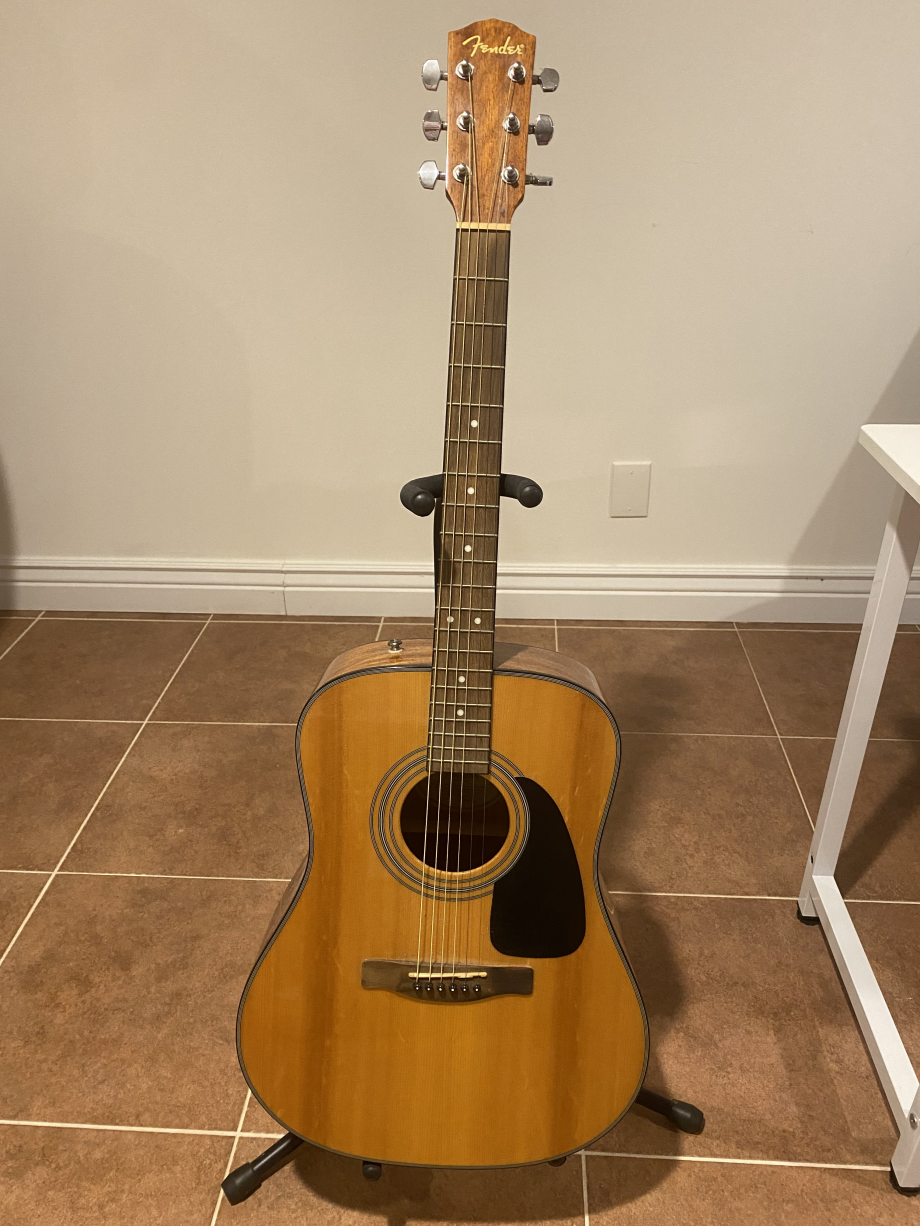 Fender DG-8S NAT 아쿠스틱 기타 (가방+스탠드+스트랩 포함)