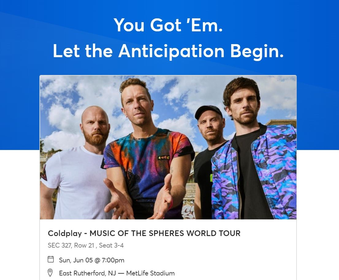 Coldplay-Music of the spheres world tour