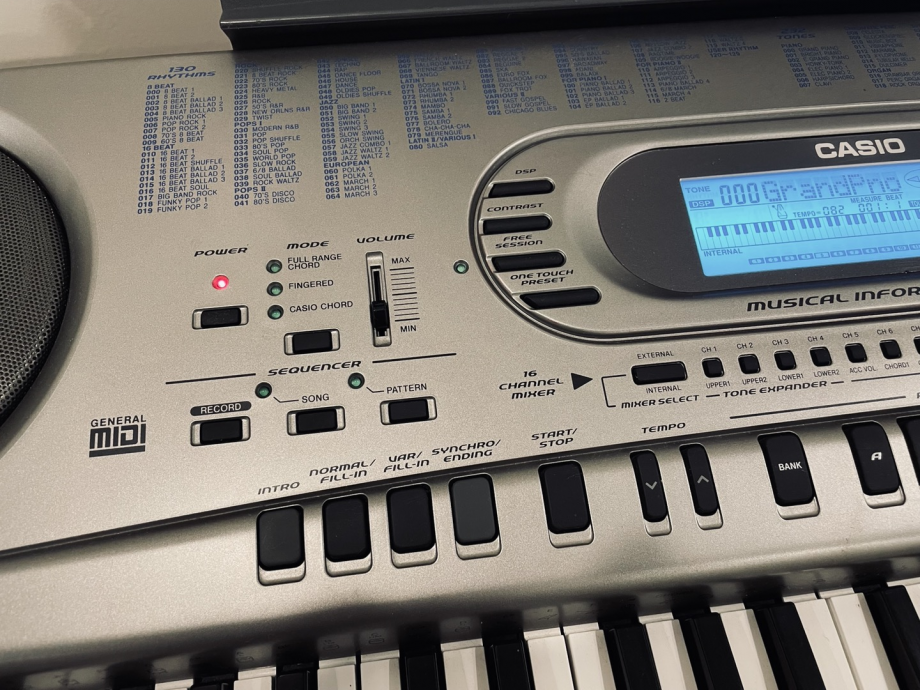 카시오 전자 키보드 피아노 casio keyboard piano