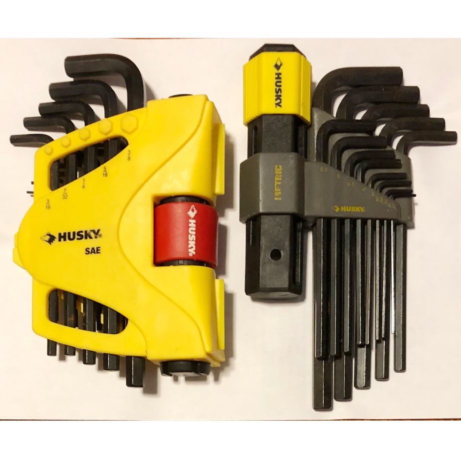 Husky Hex Allen Wrench Two 13 Piece Set SAE+Metric