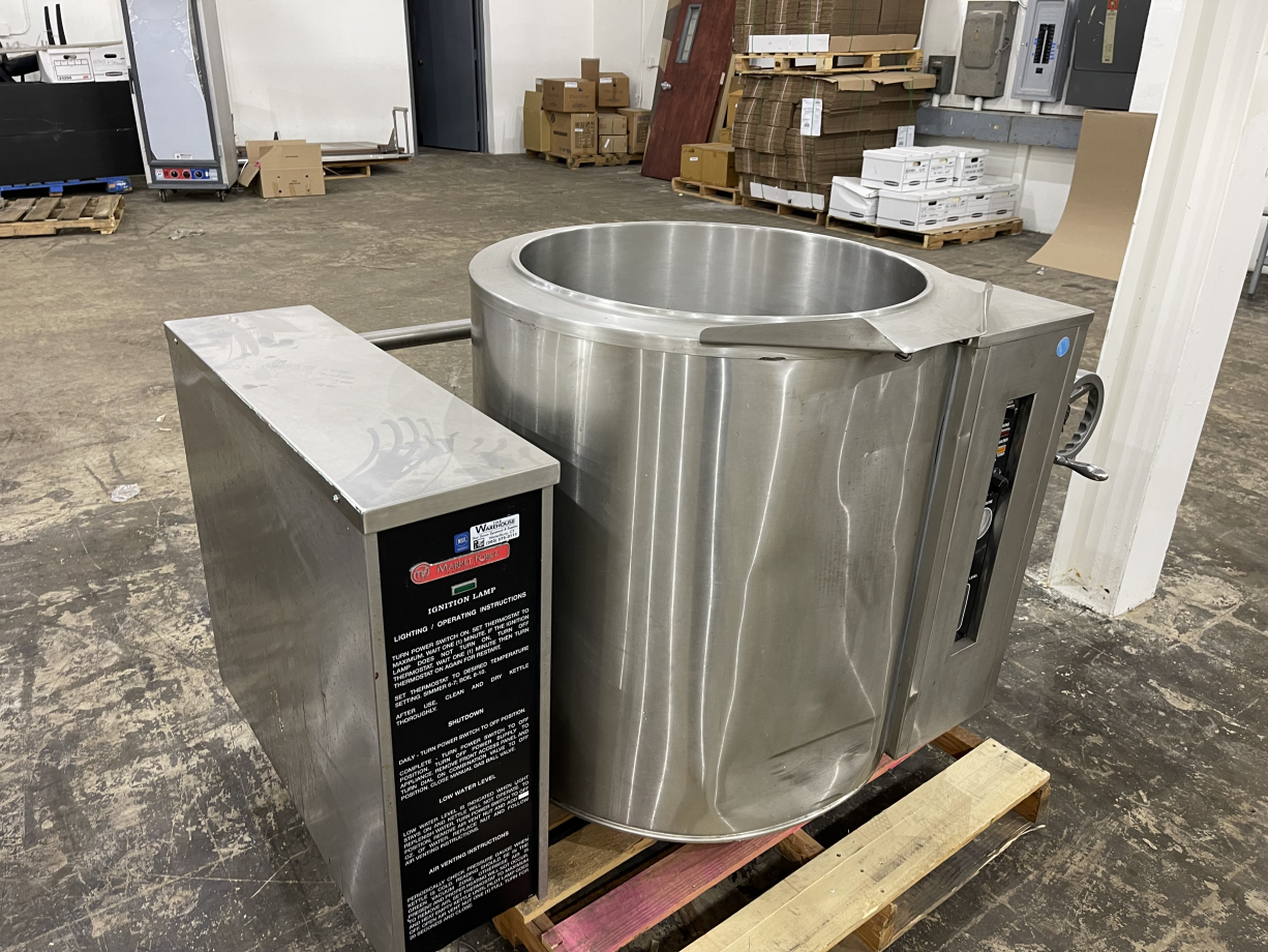 Market Forge FT-40GLS 40 gal Tilting Steam Kettle