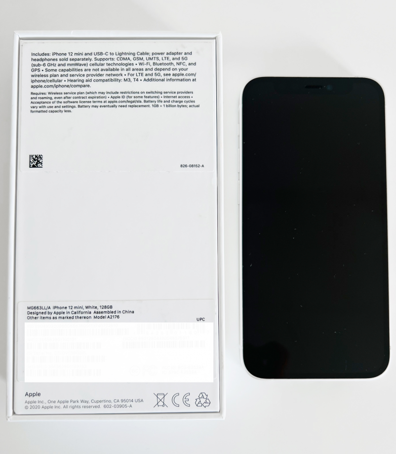 iPhone 12 mini 128GB White 아이폰 12 미니 하얀색