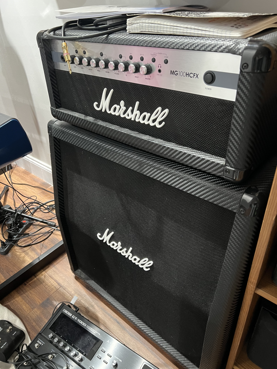 Marshall MG 100HCFX and MG 412 Cabinet