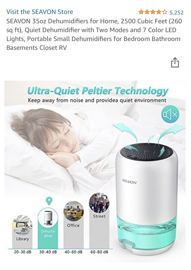 Sevon 제습기 (박스포함)