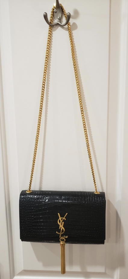 YSL 입생로랑 kate chain gold tassel bag
